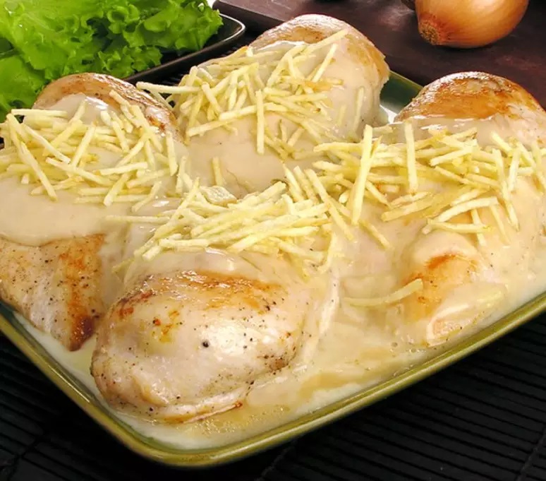 RECEITA DO DIA DESTA SEGUNDA FEIRA – Peito de frango com requeijão ...